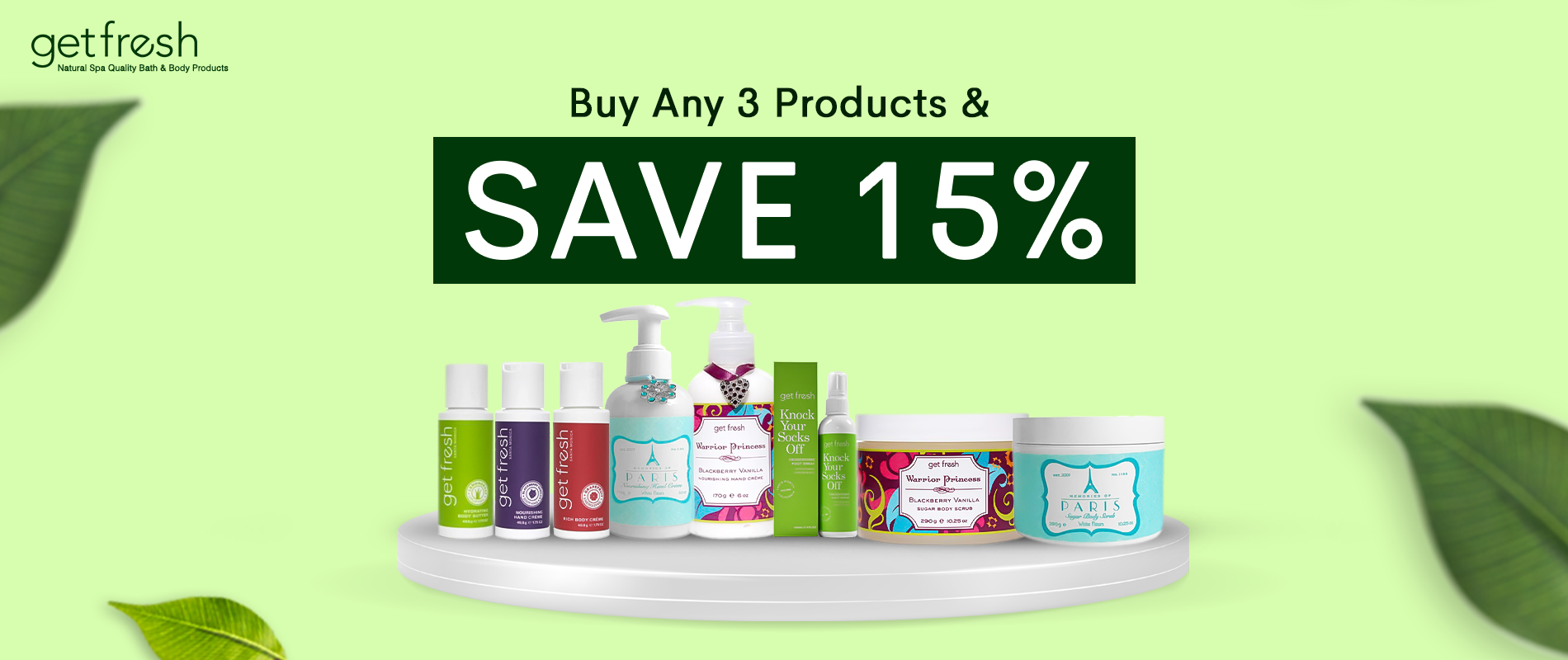 Get Fresh Bath & Body - Botanical Body & Footcare Ranges - No Nasties ...